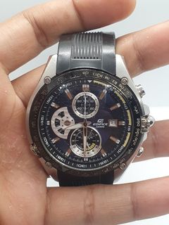 Casio Edifice EFV-640L Chronograph, Men's Fashion, Watches ...