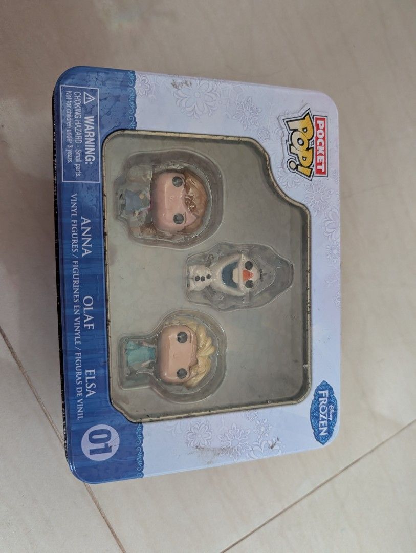 Funko Pocket Pop! Frozen Anna, Elsa, Olaf, Hobbies & Toys, Toys & Games ...