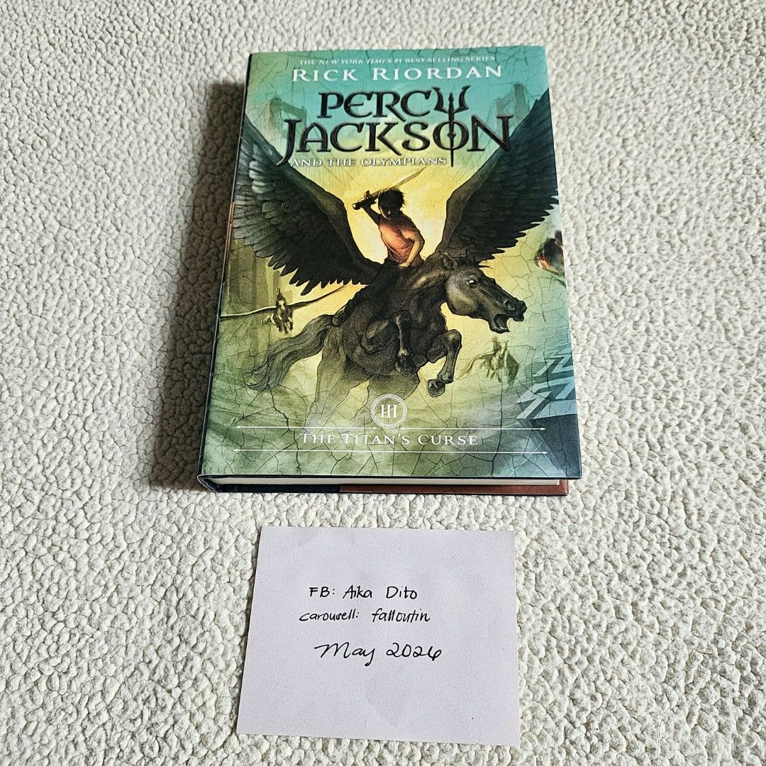 HB The Titan's Curse Percy Jackson and the Olympians PJO Hardcover Rick ...