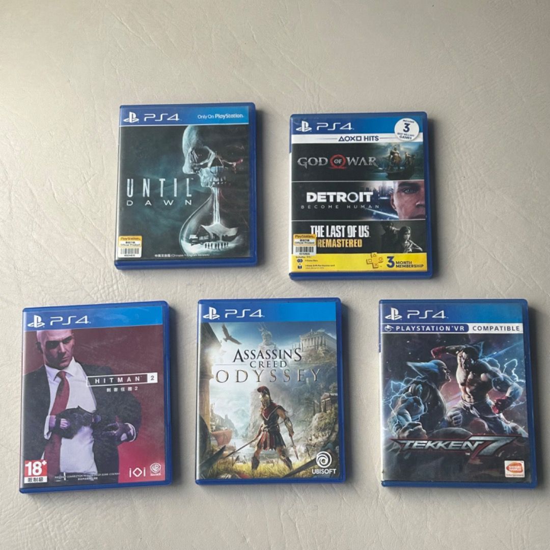 PS4 Bundle Games: Until Dawn, Detroit, The Last of Us, Tekken 7 ...