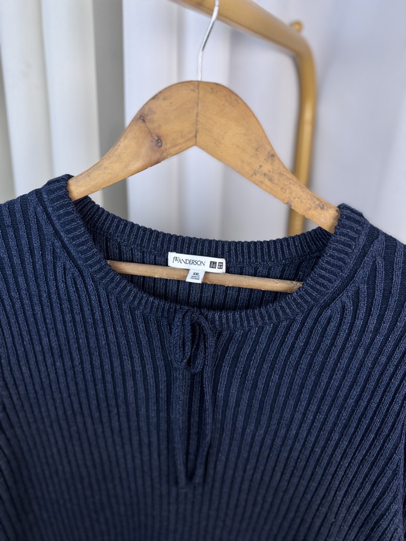 Uniqlo x JW Anderson Ribbed Sweater, Women's Fashion, Tops, Longsleeves ...