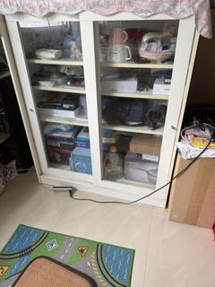 Sideboard Sliding door storage cabinet modern simple bucket cabinet ...