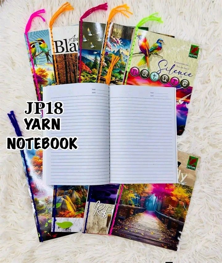 YARN NATURE NOTEBOOK, Hobbies & Toys, Stationary & Craft, Stationery ...