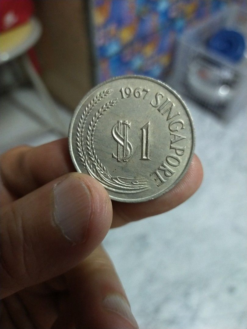1967 Singapore One Dollar Coin, Hobbies & Toys, Memorabilia ...