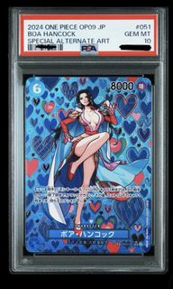 (Pop 10) 海賊王 OPCG 女帝 One Piece OP07-038 Boa Hancock PSA Magazine ...
