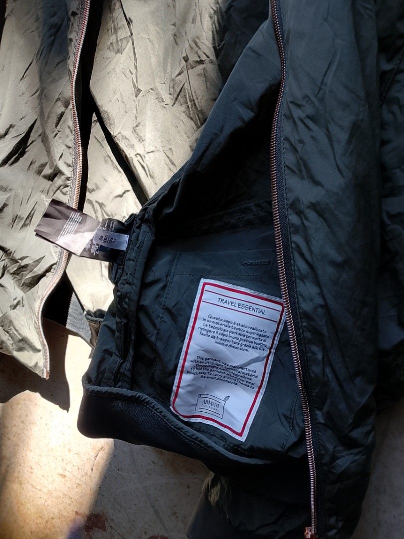Armani Collection Hooded Jacket, Announcements on Carousell