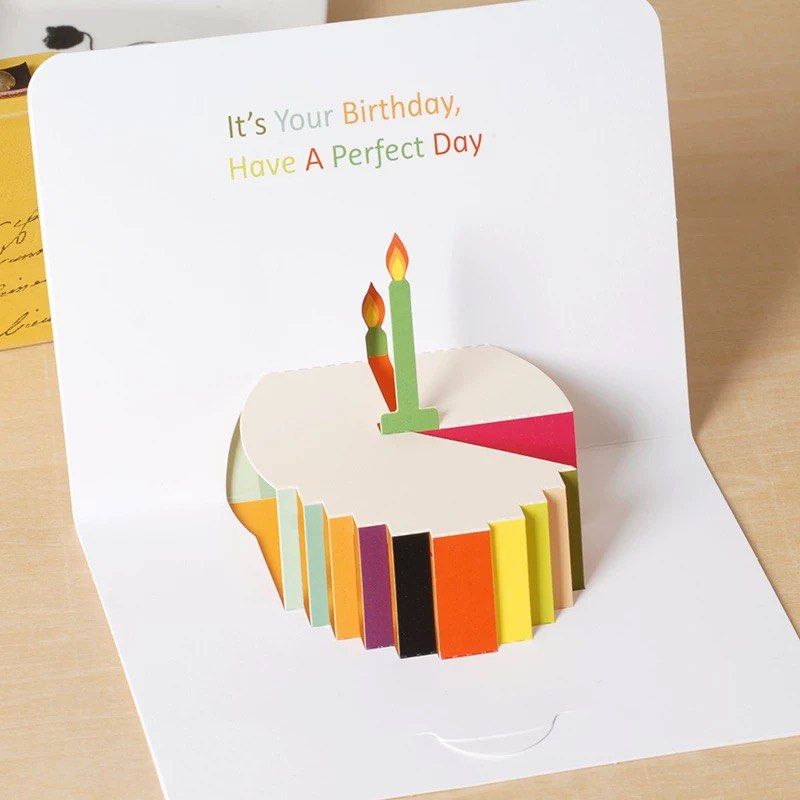 Cartoon 3D Greeting Card, Hobbies & Toys, Art & Prints on Carousell