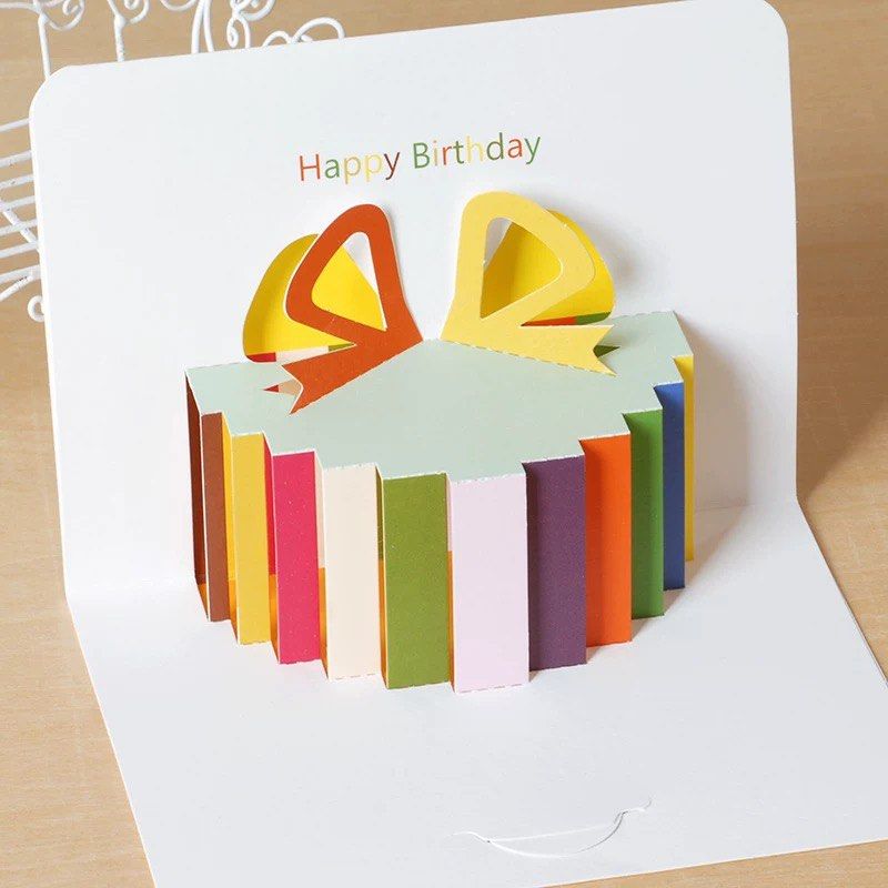 Cartoon 3D Greeting Card, Hobbies & Toys, Art & Prints on Carousell