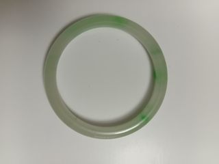 Green Jade Bangle, Women's Fashion, Jewelry & Organisers, Bracelets on ...
