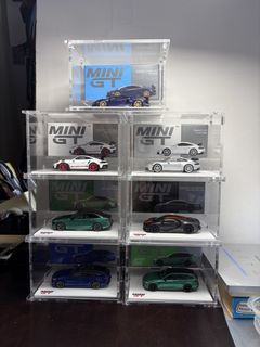 1:64 Mini gt and Poprace (SET), 興趣及遊戲, 玩具 & 遊戲類 - Carousell