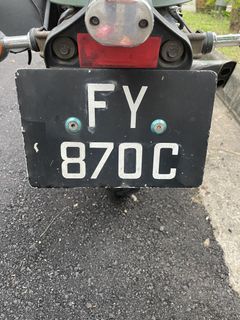 Motorcycle License Plate FR 1001A, Motorcycles, Motorcycle Accessories ...
