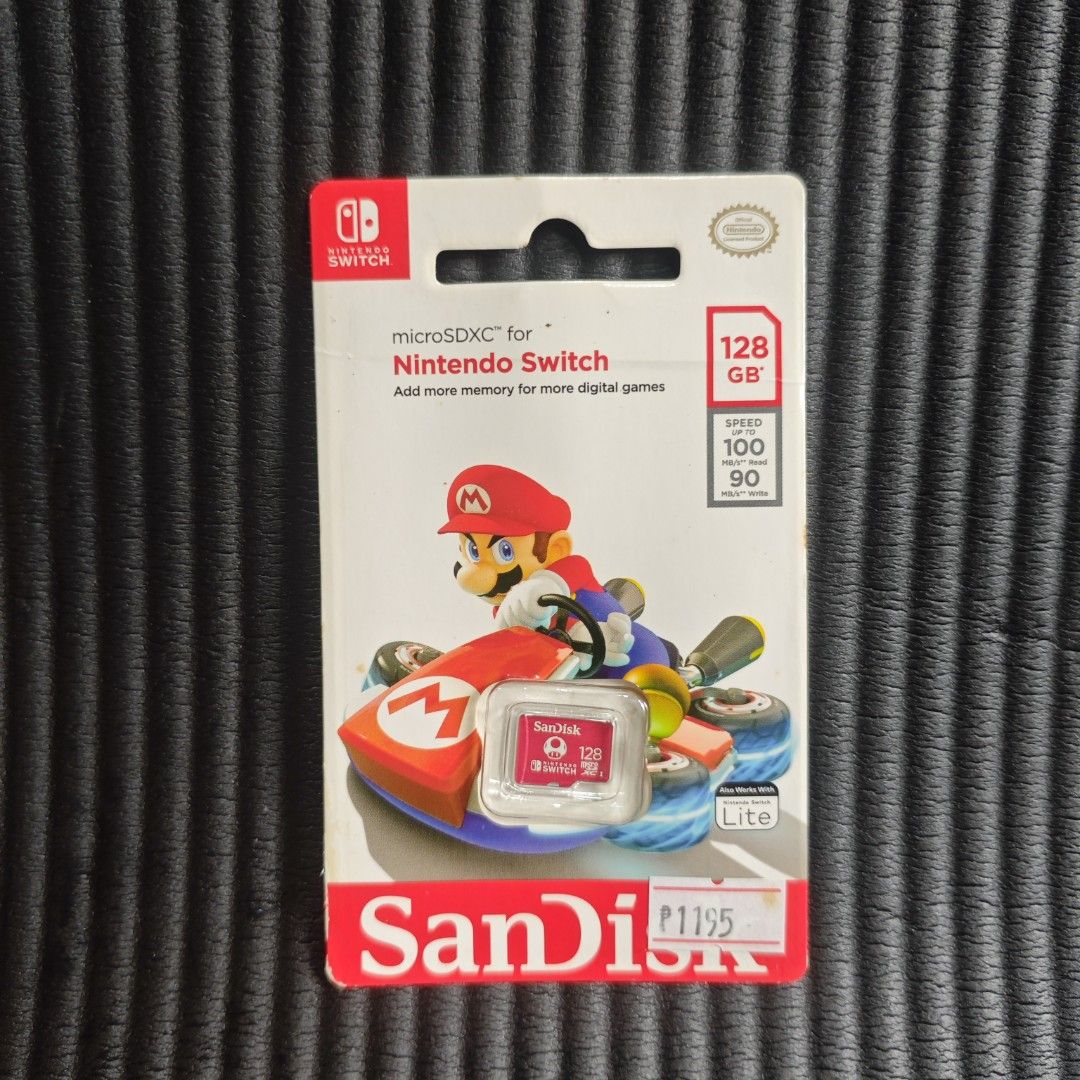 Official Nintendo Switch Micro Sd Card 128Gb Original, Video Gaming ...