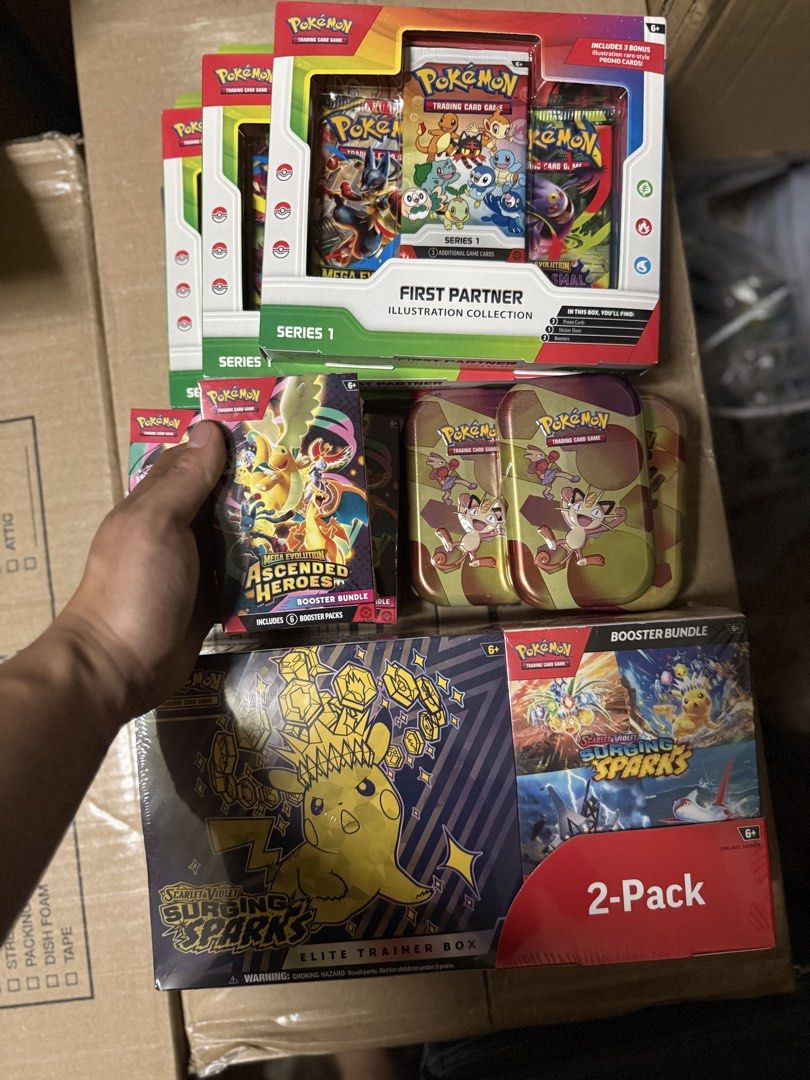 Pokemon TCG Booster Packs & Elite Trainer Boxes | Surging Sparks ...