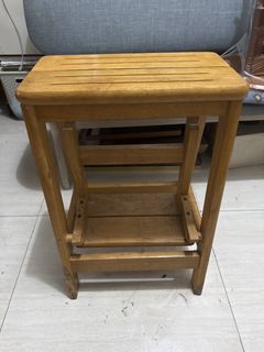 Wooden Step Stool, Furniture & Home Living, Furniture, Chairs on Carousell