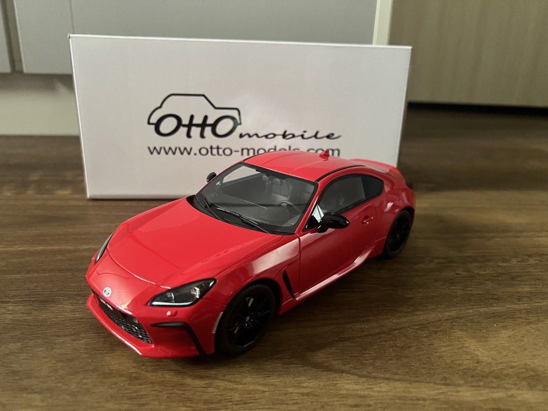 1:18 Otto Mobile Toyota GR86 Red, Hobbies & Toys, Toys & Games on Carousell