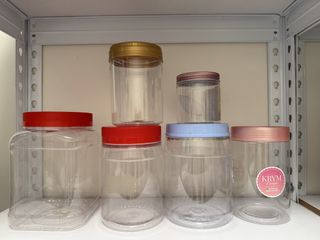 White Plastic Storage Containers with Lids, Furniture & Home Living ...