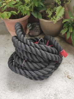 Orange Climbing Rope with Carabiner, Sports Equipment, Other Sports ...