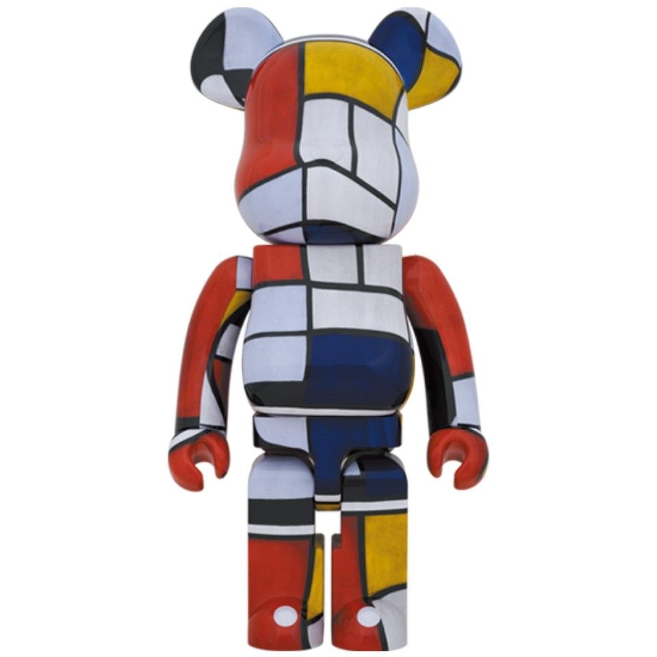 Bearbrick 1000% Piet Mondrian, Hobbies & Toys, Toys & Games on Carousell