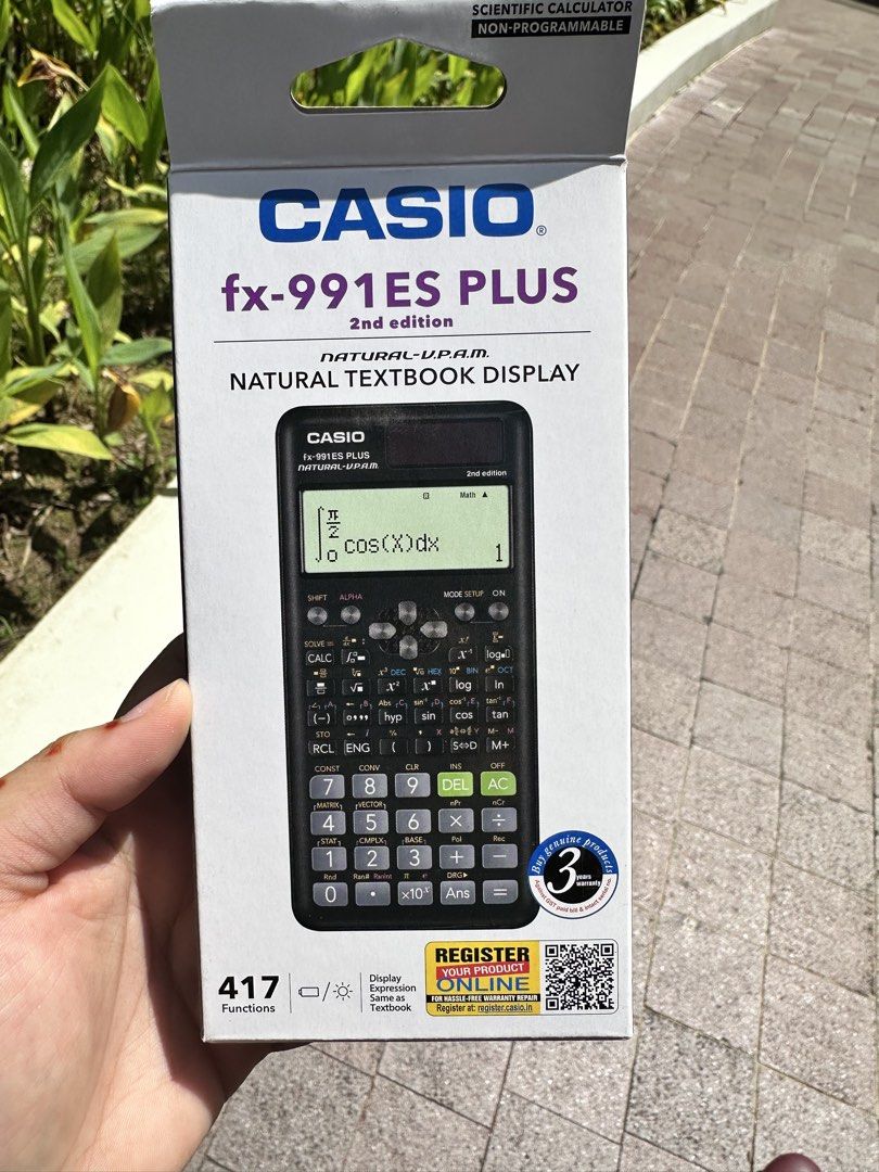 Casio fx-991ES PLUS 2nd Edition Scientific Calculator, Hobbies & Toys ...