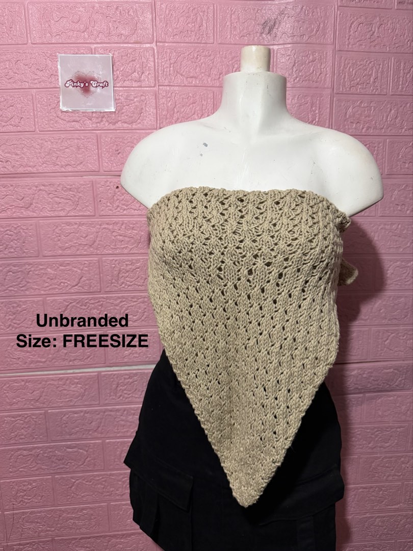 Crochet top, Women's Fashion, Tops, Sleeveless on Carousell