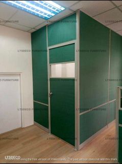 WALL PANEL DIVIDER FLOOR TO CEILING OFFICE PARTITION FURNITUERS ...