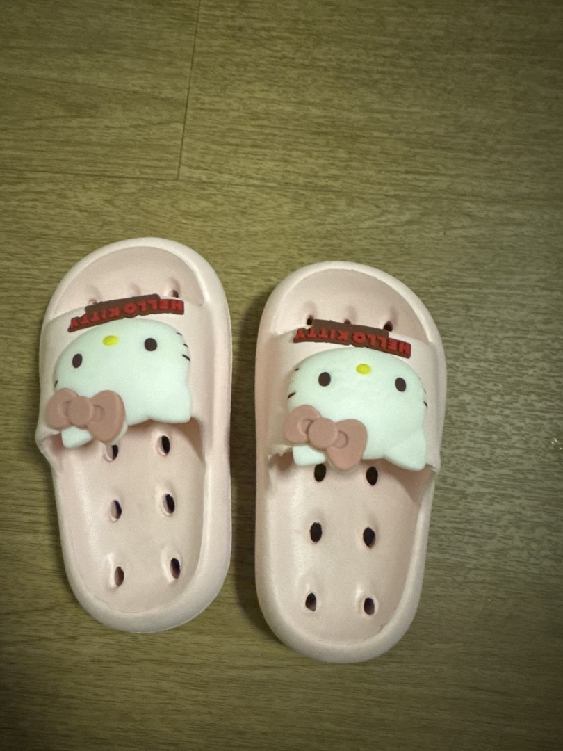 Hello Kitty Pink Sandals, Babies & Kids, Babies & Kids Fashion on Carousell