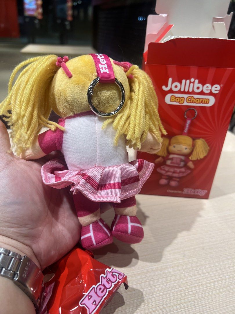 JOLLIBEE BAG CHARM - HETTY, Hobbies & Toys, Toys & Games on Carousell