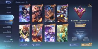 MLBB WORLD RANKED SULTAN ACCOUNT ( 800+ skins ), Video Gaming, Video ...