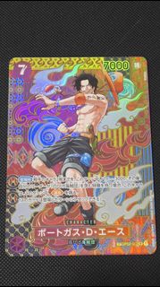 One Piece Card Game - Portgas D. Ace ST13 Black & White Alt Art PSA 10 ...