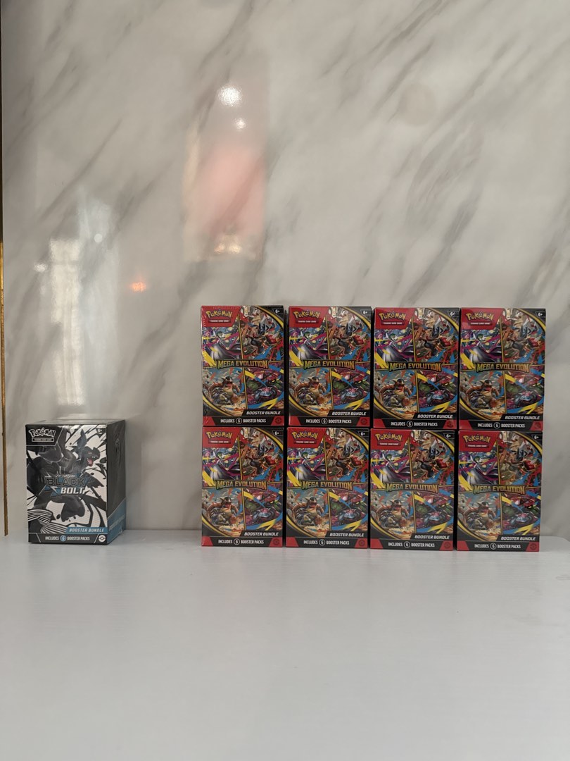 Pokemon booster bundles (black bolt , mega evolution), Hobbies & Toys ...