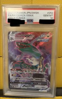 2021 Rayquaza Vmax Climax 252/184 PSA 10, Hobbies & Toys, Toys & Games ...