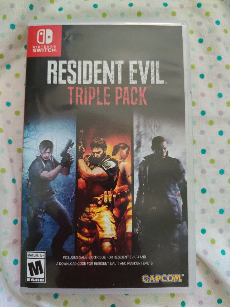 Resident Evil Triple Pack - Nintendo Switch, Video Gaming, Video Games ...
