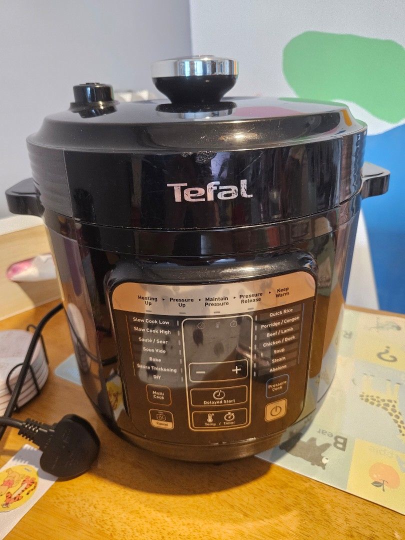 Tefal Home Chef Electric Pressure Cooker 6L, TV & Home Appliances ...