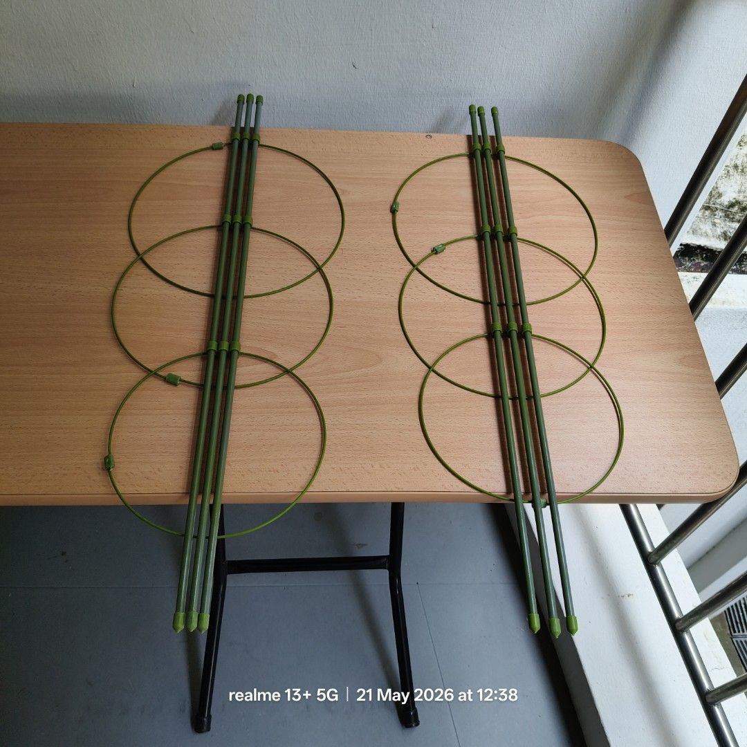 Tomato Plant Support Rings or Conical Trellis Climbing Plant Supporter ...