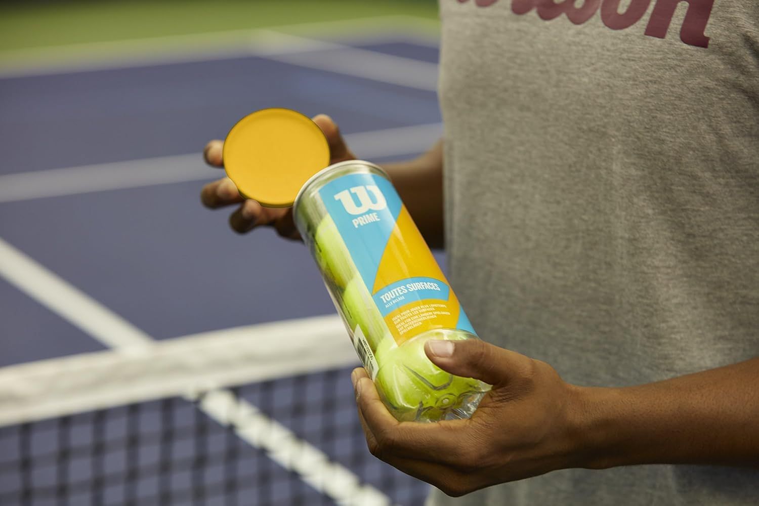 WILSON Sporting Goods Prime All Court Tennis Ball - [Single Can (3 ...