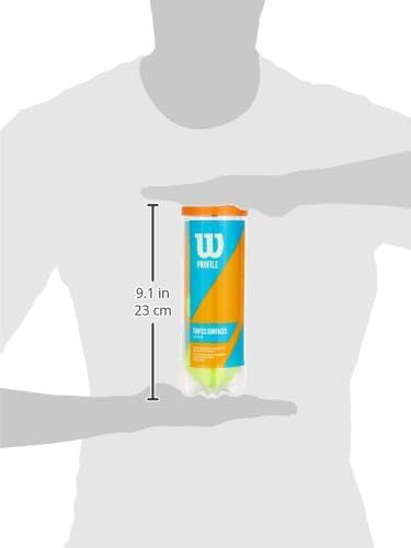 WILSON Sporting Goods Prime All Court Tennis Ball - [Single Can (3 ...