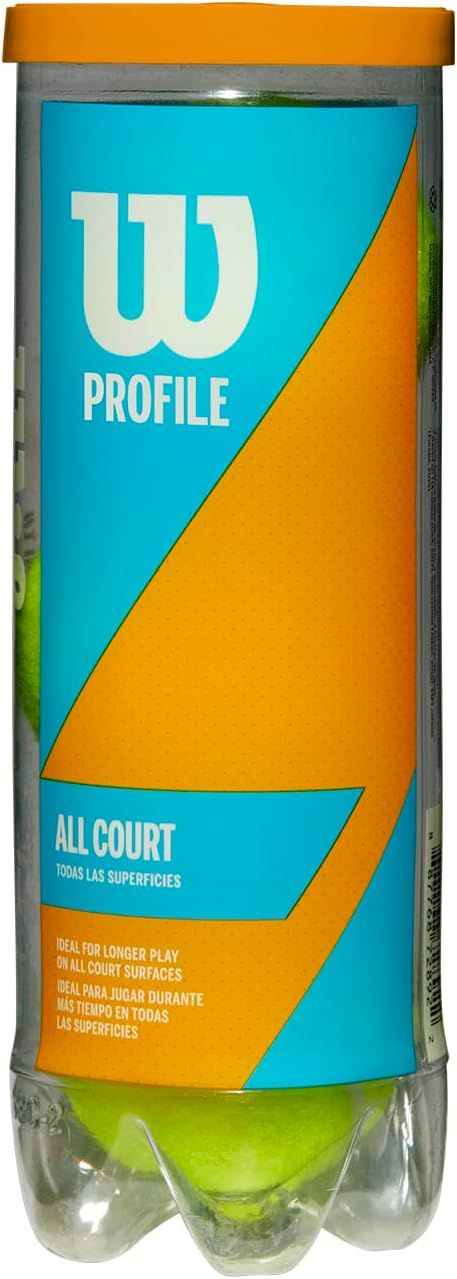 WILSON Sporting Goods Prime All Court Tennis Ball - [Single Can (3 ...