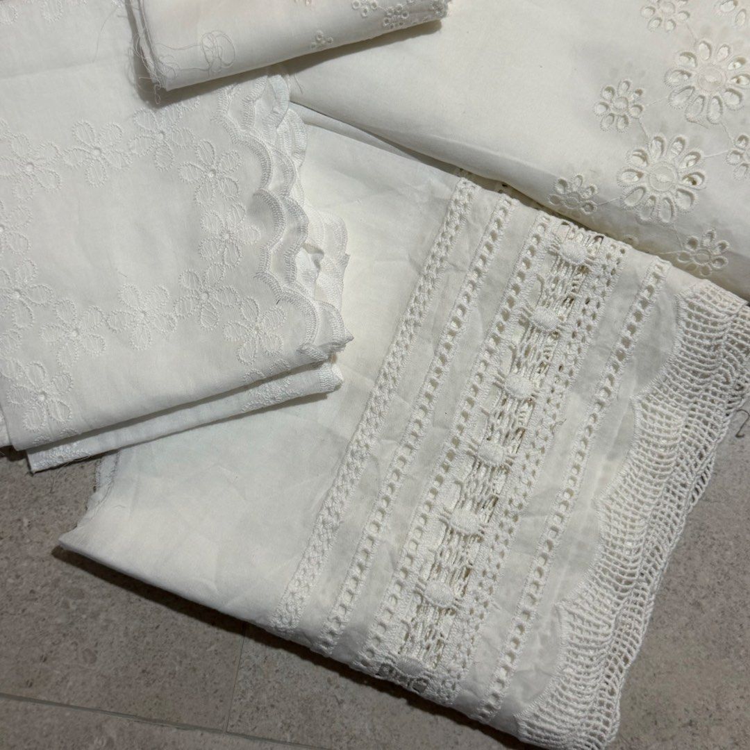 12M+ Premium Embroidered Eyelet Lace Trim, Hobbies & Toys, Stationery ...