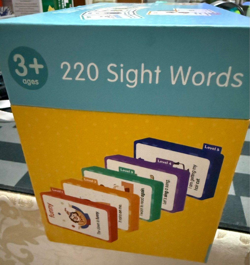 220 Sight Words Flash Cards, Hobbies & Toys, Books & Magazines ...