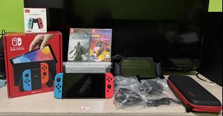 🎮 FOR SALE: Nintendo Switch OLED (Almost Brand New | 128GB SD Card ...