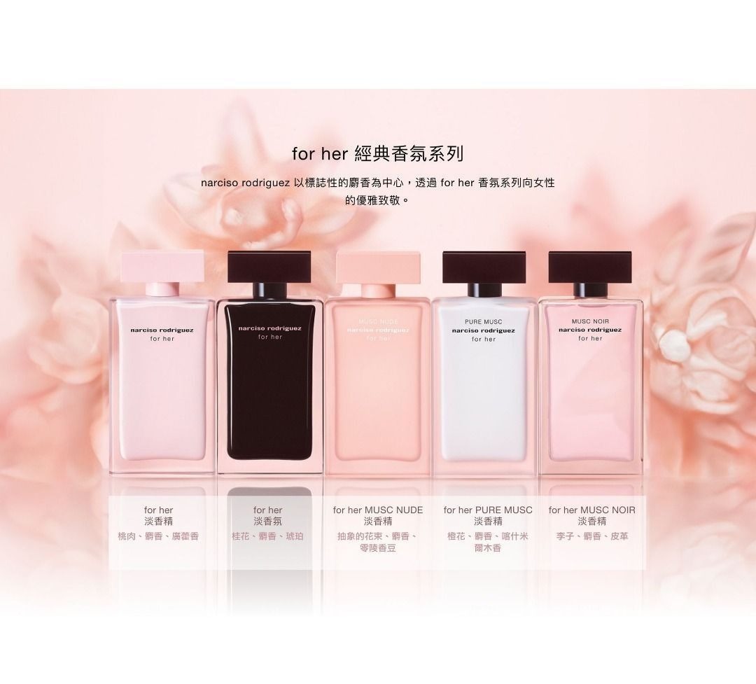 🔥包順豐 Pure Musc For Her EDP by Narciso Rodriguez 100ml / Fragrance for ...
