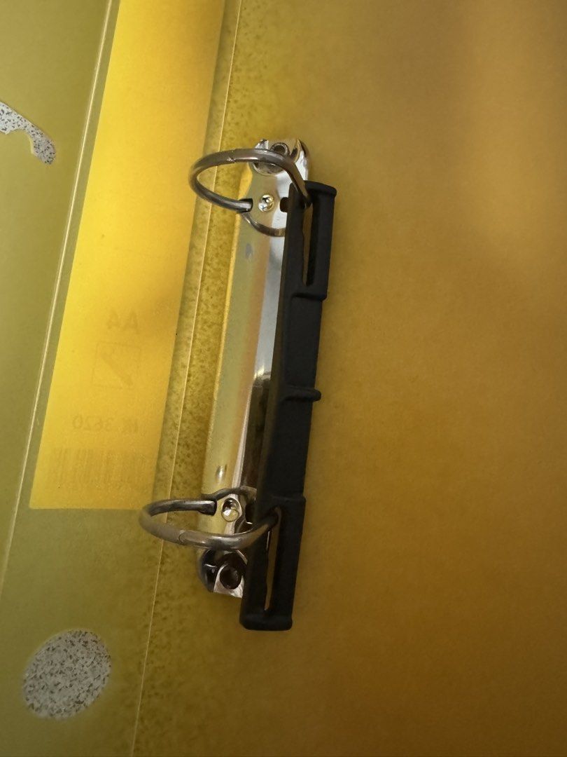 A4 Yellow Ring File, Hobbies & Toys, Stationery & Craft, Stationery ...