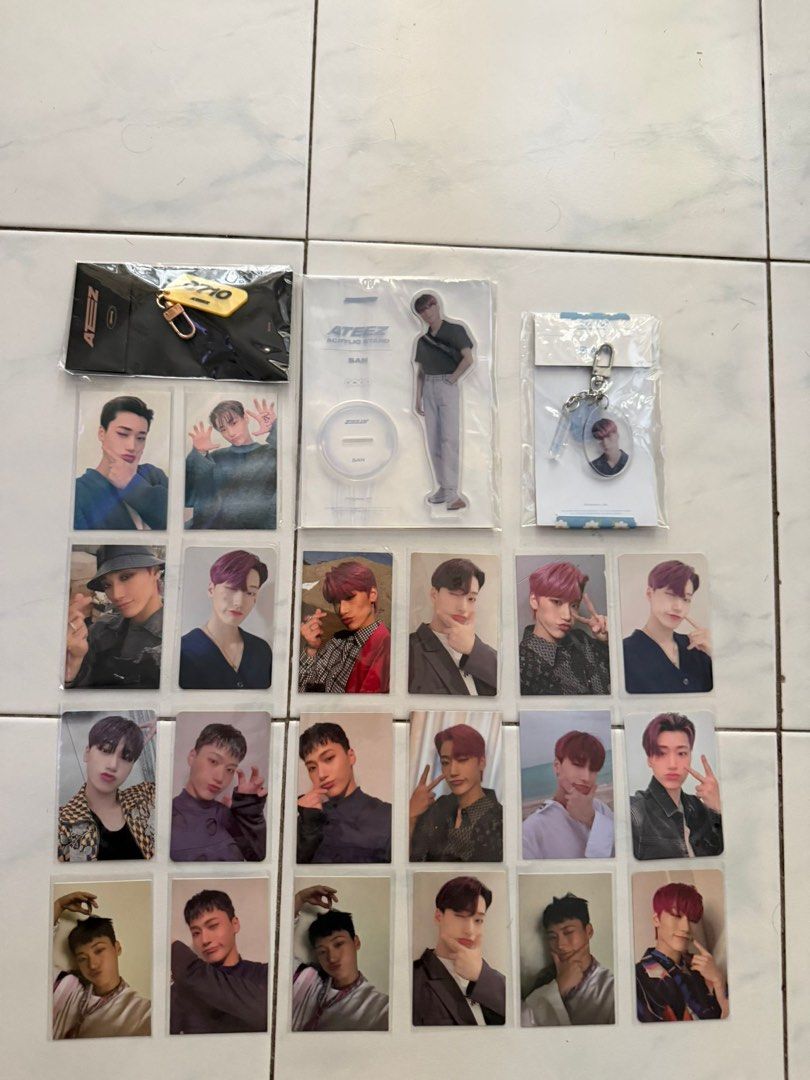ATEEZ Photocards, Standee, Keychain, and Merchandise, Hobbies & Toys ...