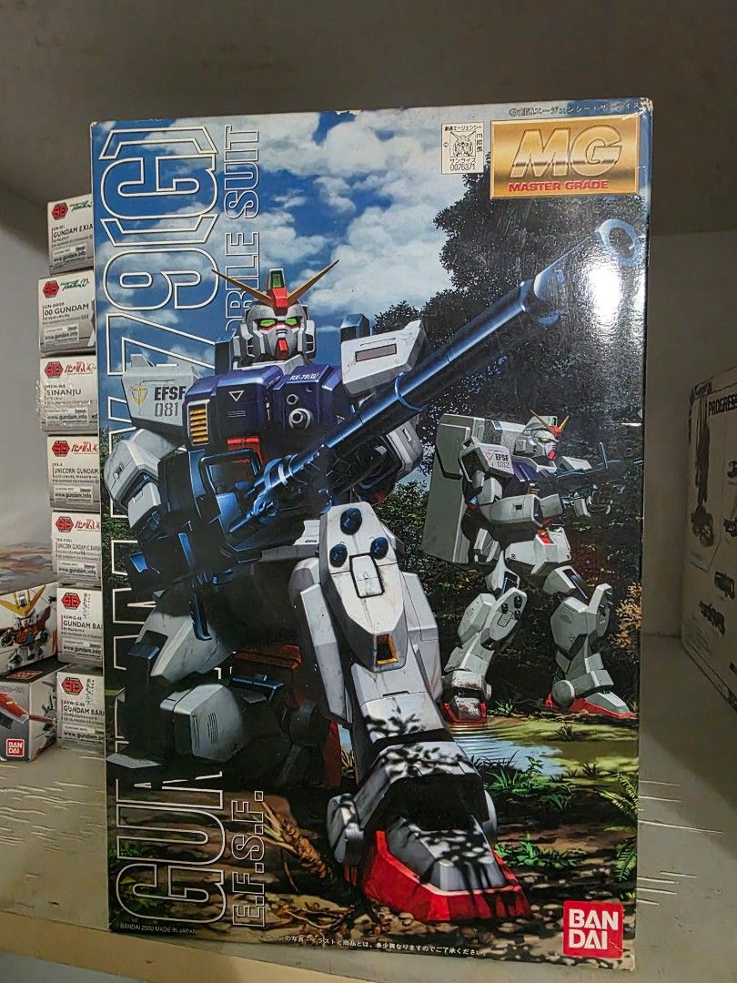 Bandai MG 1/100 RX-79[G] Gundam Ground Type Model Kit, Hobbies & Toys ...