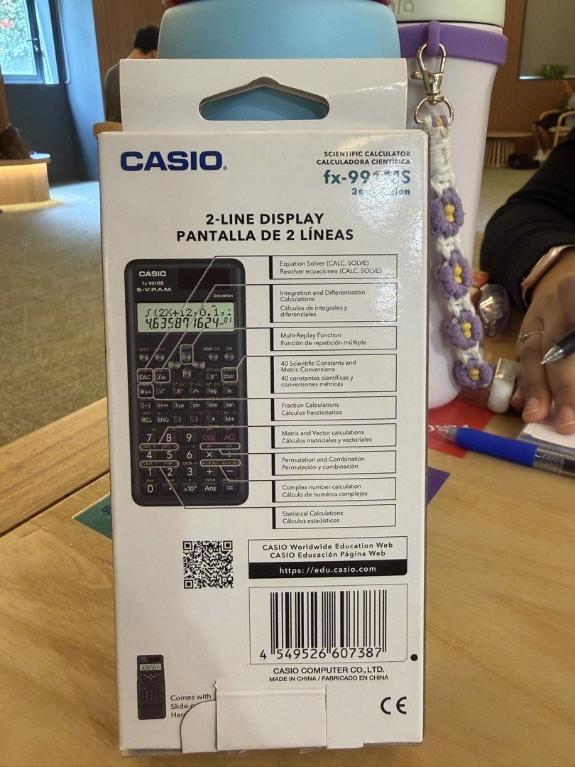 Casio fx-991MS 2nd Edition Scientific Calculator, Hobbies & Toys ...