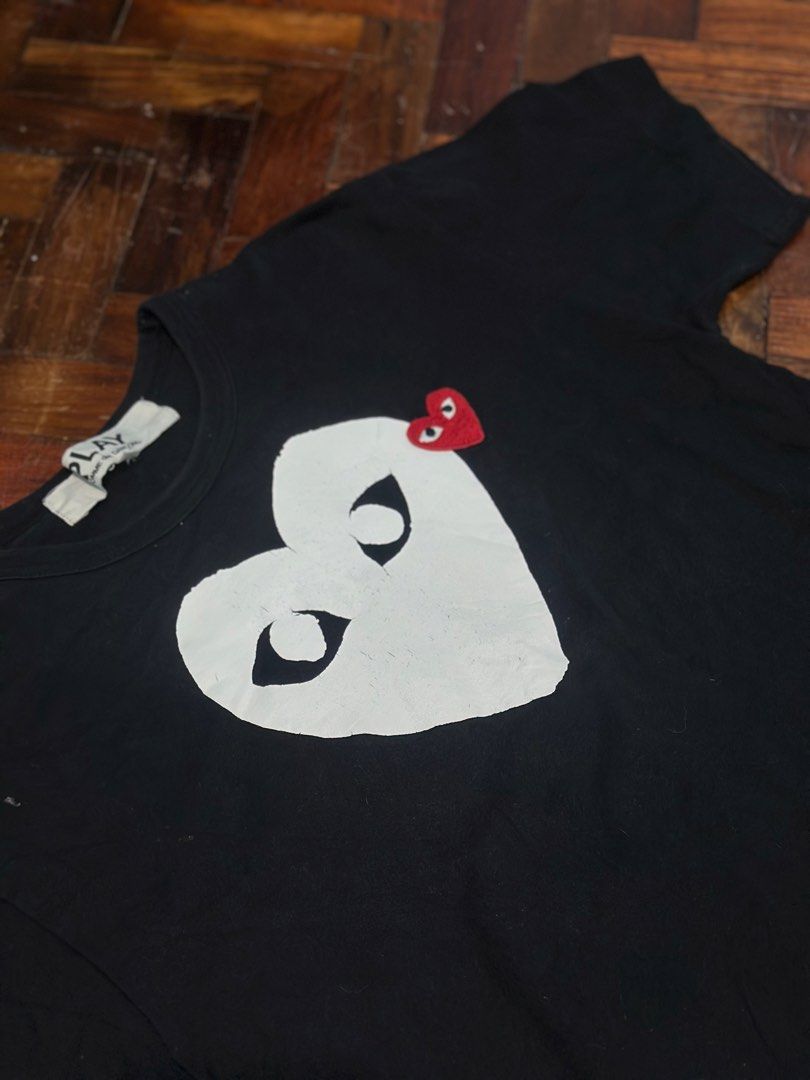 CDG Play Tshirt, Men's Fashion, Tops & Sets, Tshirts & Polo Shirts on ...