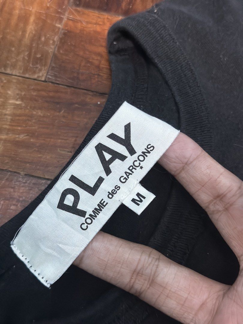 CDG Play Tshirt, Men's Fashion, Tops & Sets, Tshirts & Polo Shirts on ...