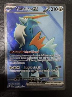 Cobalion EX Pokemon Card, Hobbies & Toys, Toys & Games on Carousell