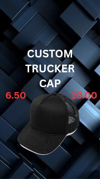 CUSTOM CAP PRINT HAT, Men's Fashion, Watches & Accessories, Caps & Hats ...