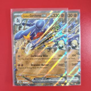 Cynthia's Garchomp Ex #215 Pokemon Destined Rivals, Hobbies & Toys ...